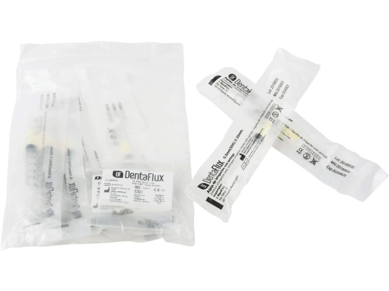 Agulhas de Irrigação 30G Lateral + Seringa 3ml DentaFlux